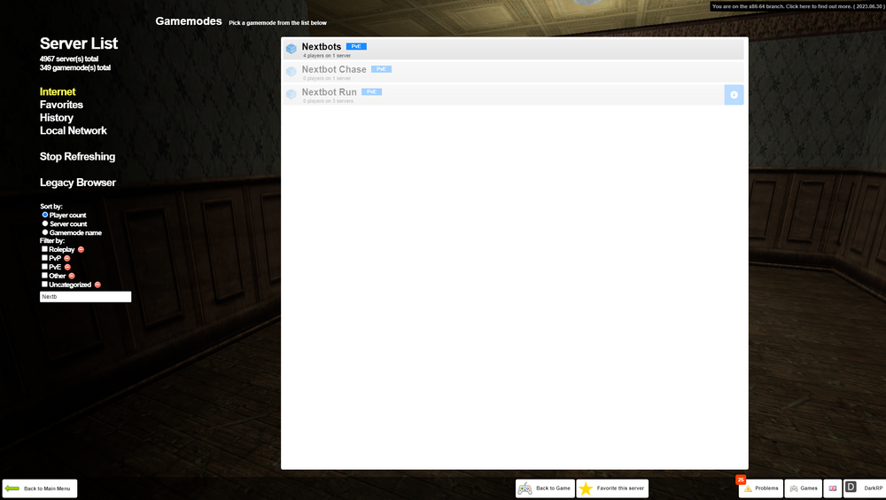 How to Play Nextbots in GMod